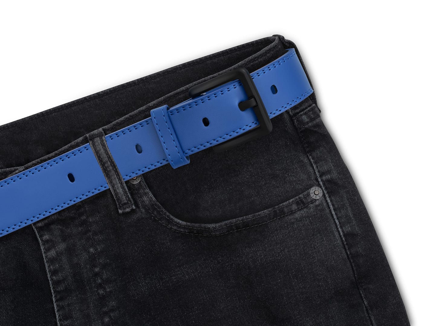 Unisex Blue Belt – Itay Metal Free Leather Belts