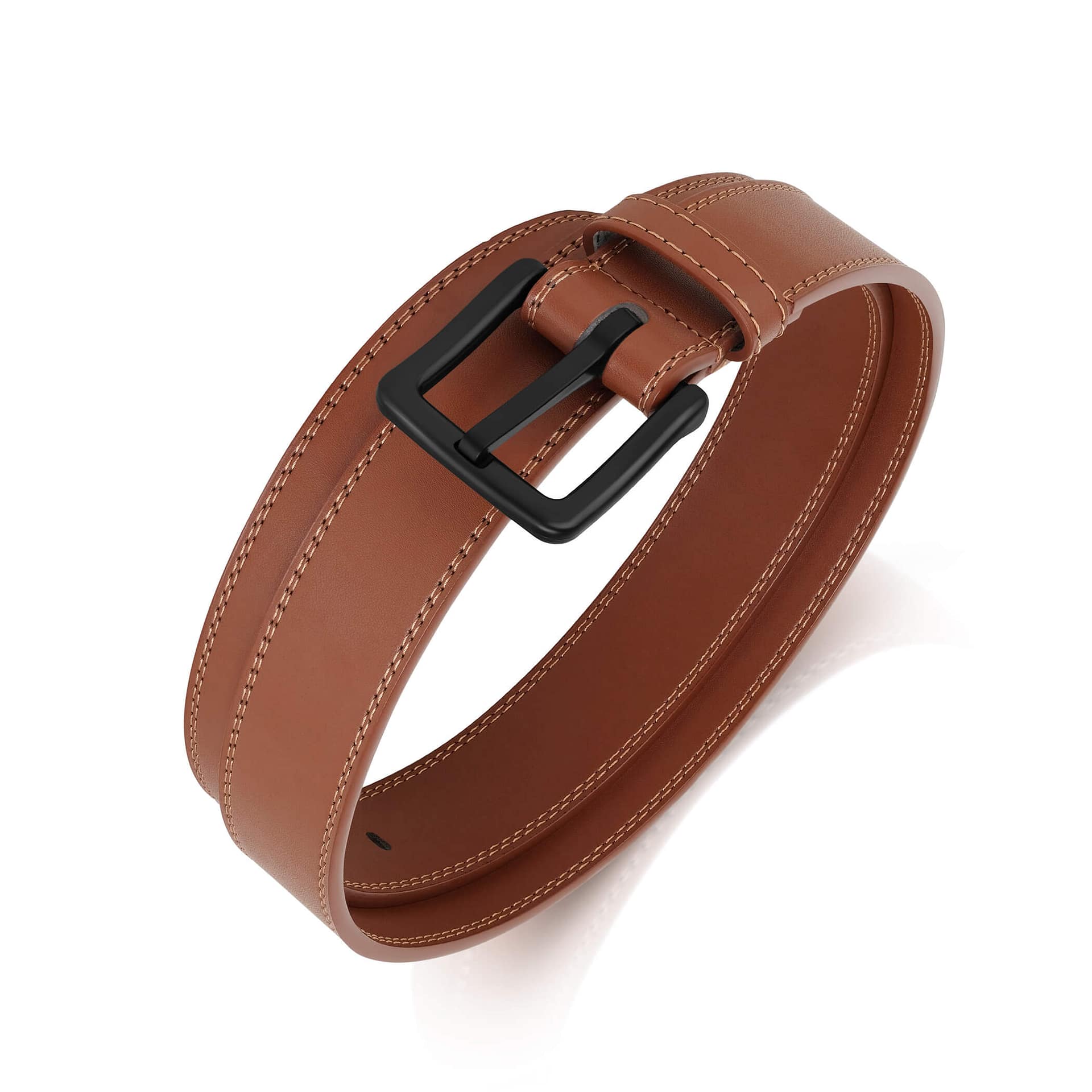 Unisex Brown Belt – Itay Metal Free Leather Belts